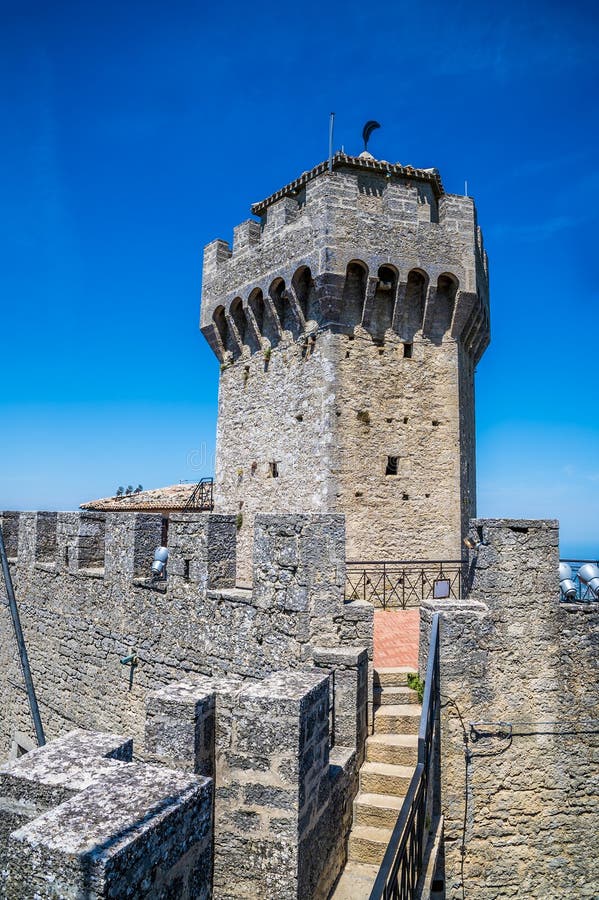 A View Towards the Main Section of the Second Tower in the Fortified ...