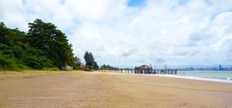 View Towards Maputo City from Catembe Beach Stock Photo - Image of ...