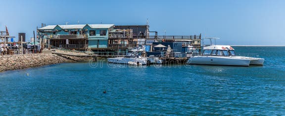 A View Towards the Waterfront in Walvis Bay, Namibia Stock Photo ...