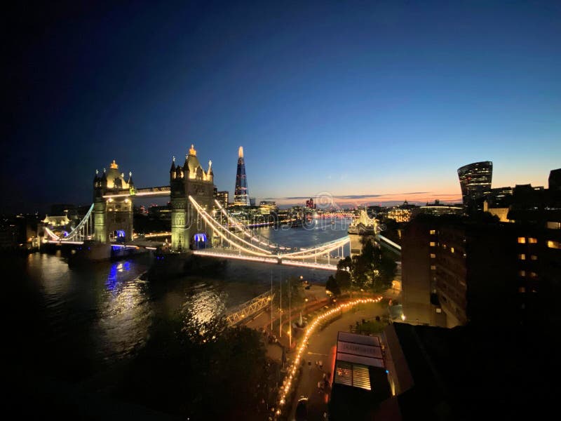 A View of Tower Bridge in London Editorial Image - Image of outdoor ...