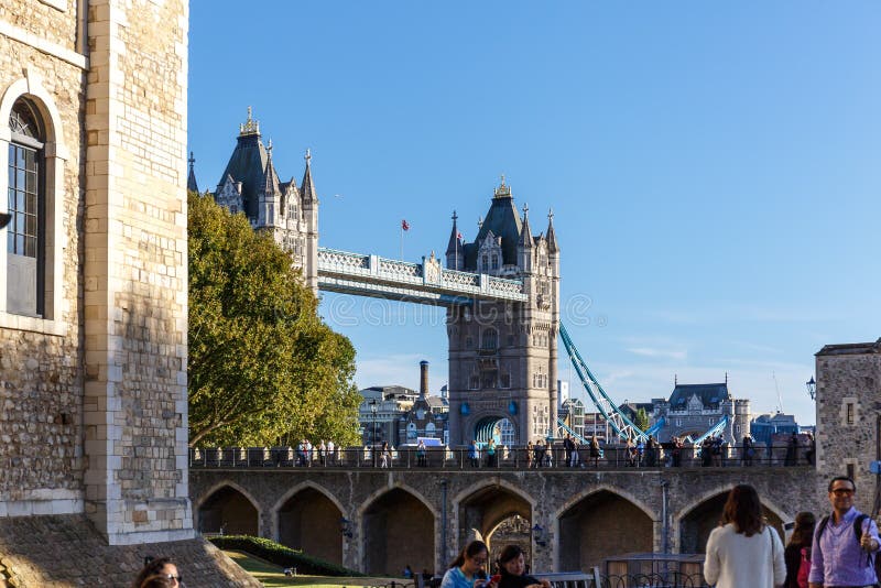 View on Tower Bridge from Tower of London Editorial Image - Image of ...