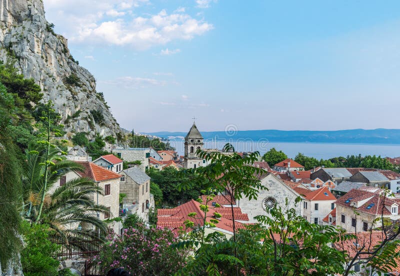 View from the Tower Mirabella Omis Stock Image - Image of medieval ...