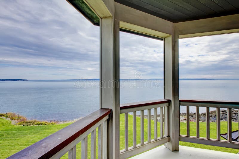View from Tower Walkout Deck Stock Image - Image of outdoor, house ...
