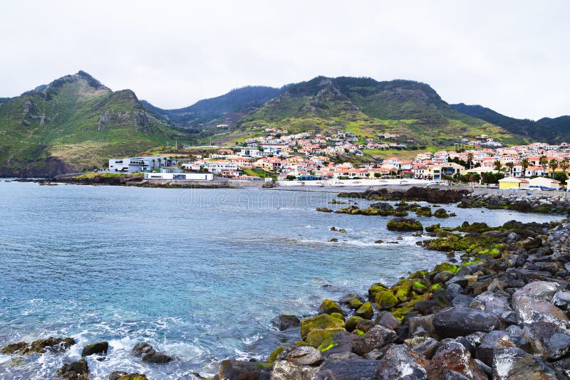 View of Town of Canical in Madeira Stock Image - Image of canical ...