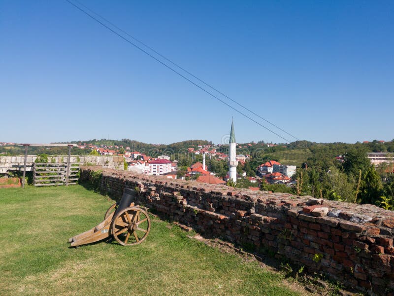 View of the Town of Gradacac from the Old Gradacac Castle Editorial ...