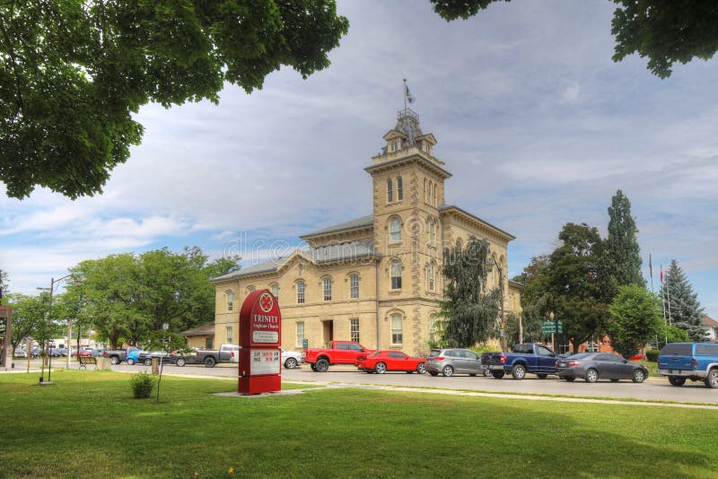 View of Town Hall in Simcoe, Ontario, Canada Editorial Stock Image ...