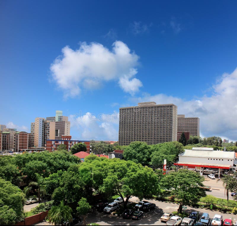 Harare editorial photography. Image of harare, aerial - 45736097