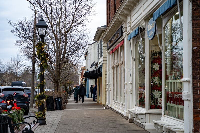 View of the Town of Niagara-on-the-Lake. Editorial Stock Image - Image ...