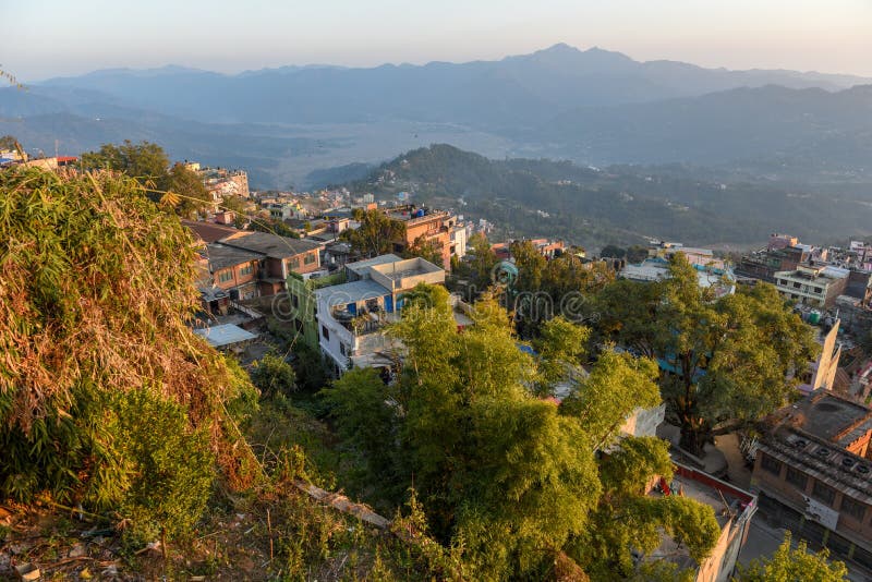 View at the Town of Tansen on Nepal Editorial Stock Photo - Image of ...