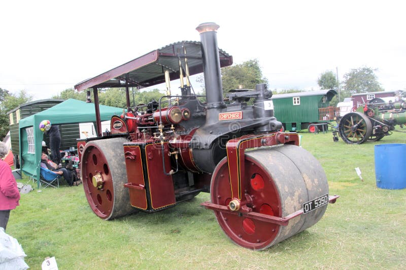 A View of a Traction Engine Editorial Photography - Image of field ...