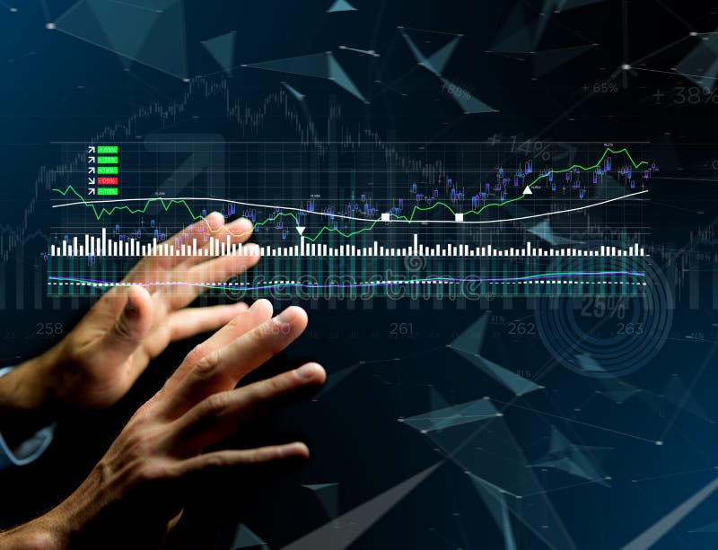 Trading Forex Data Information Displayed on a Stock Exchange Int Stock ...