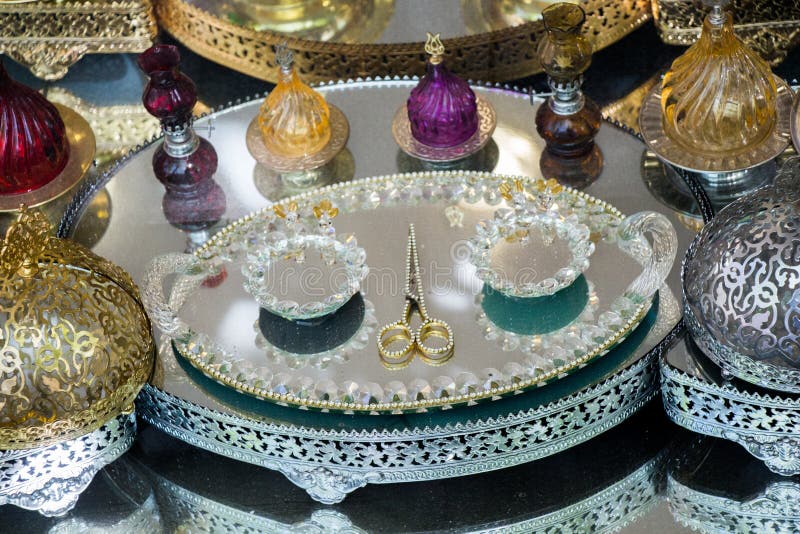 View of Traditional Trays, Objects and a Scissor with a Unique Design ...