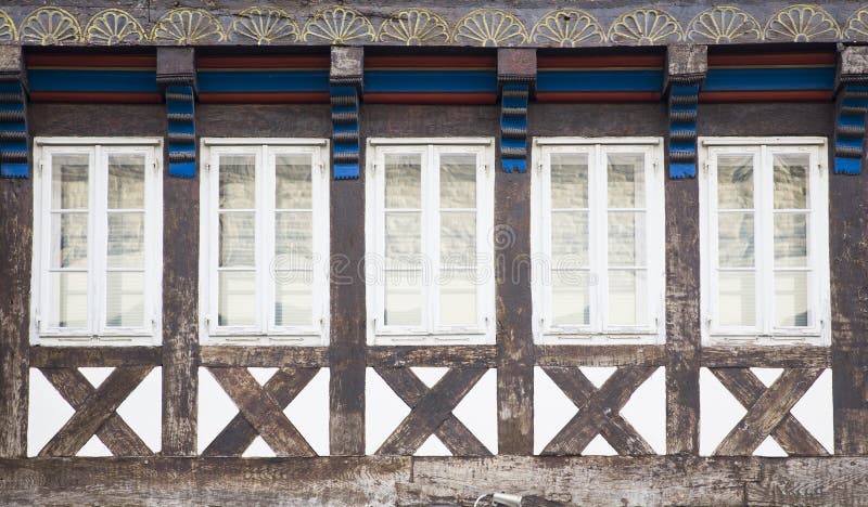 Traditional Windows from Hanover, Germany Stock Image - Image of ...