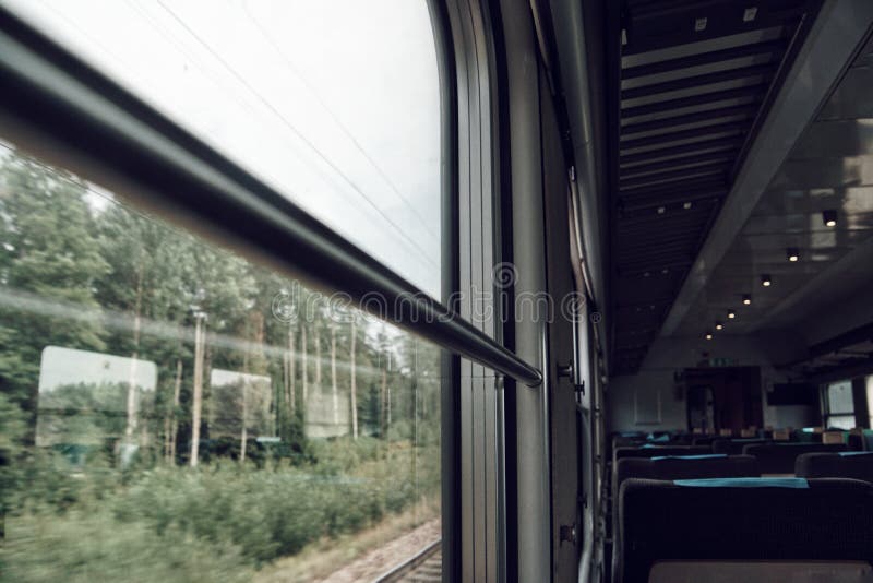 View from a Train during Day Stock Photo - Image of building, vehicle ...