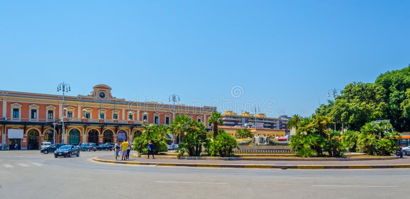 View of Train Station in Bari, Italy....IMAGE Stock Photo - Image of ...