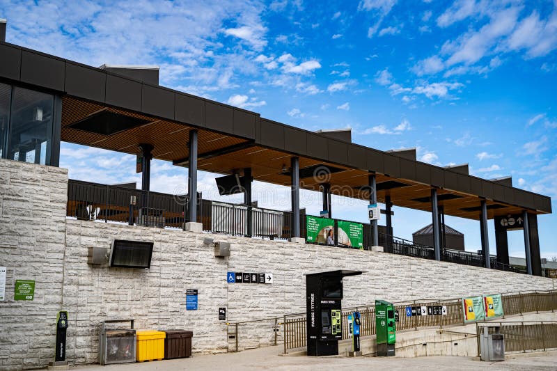 View of the Train Station in the Town of Weston. Editorial Photography ...