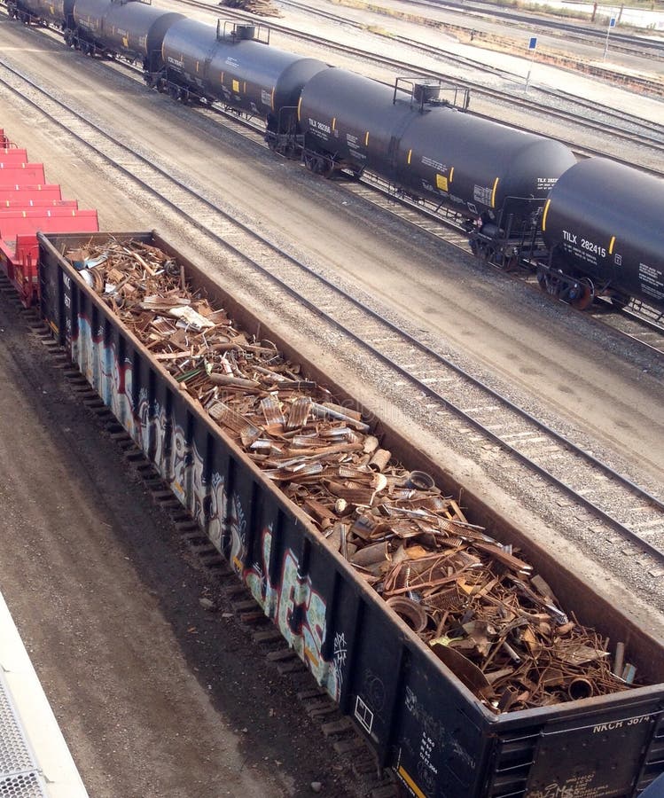 View at Train from the Top. Editorial Stock Photo - Image of industry ...