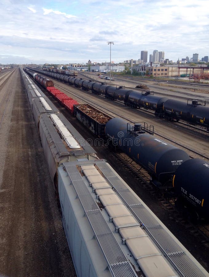 View at Train from the Top. Editorial Stock Image - Image of engine ...