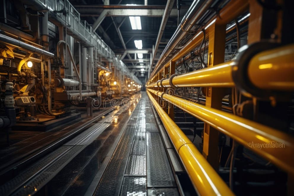 A View of Train Track from Inside a Building. Can Be Used for ...