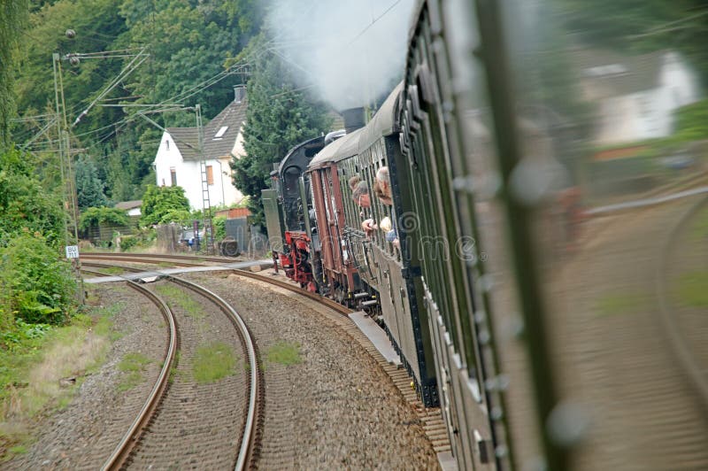 View from the train editorial stock photo. Image of people - 40555683