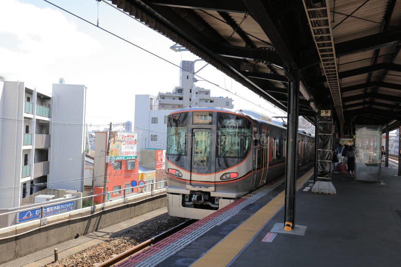 View through Tram Window of Osaka Loop Line Editorial Photo - Image of ...