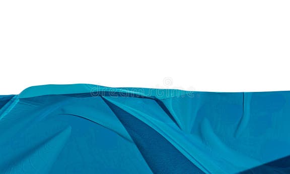 View of a Translucent Blue Plastic Film Stock Illustration ...