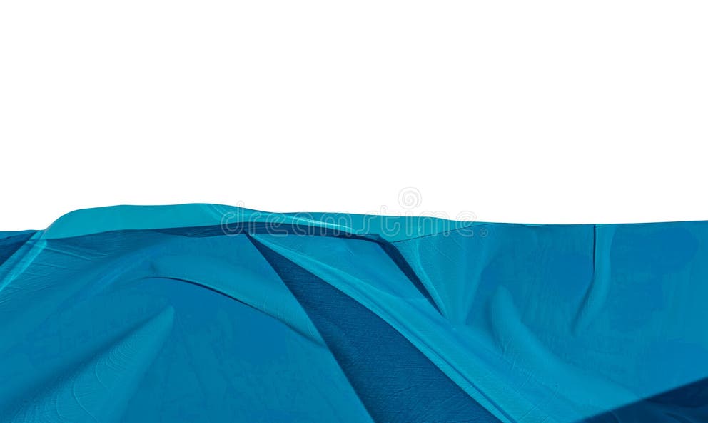 View of a Translucent Blue Plastic Film Stock Illustration ...