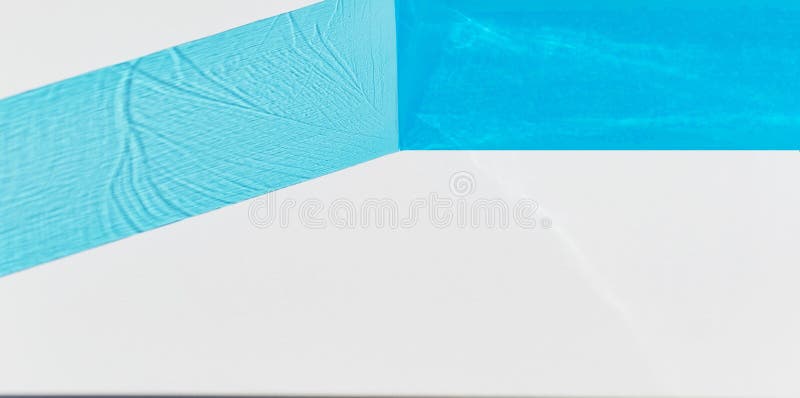 View of a Translucent Blue Plastic Film Stock Illustration ...