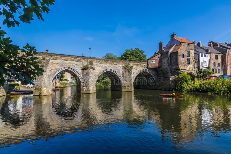 Elvet Bridge Durham England Stock Photos - Free & Royalty-Free Stock ...