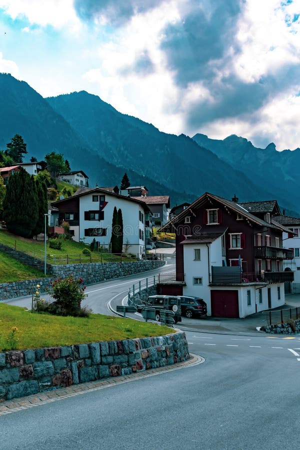 A View of Triesenberg in Central Liechtenstein Editorial Photography ...