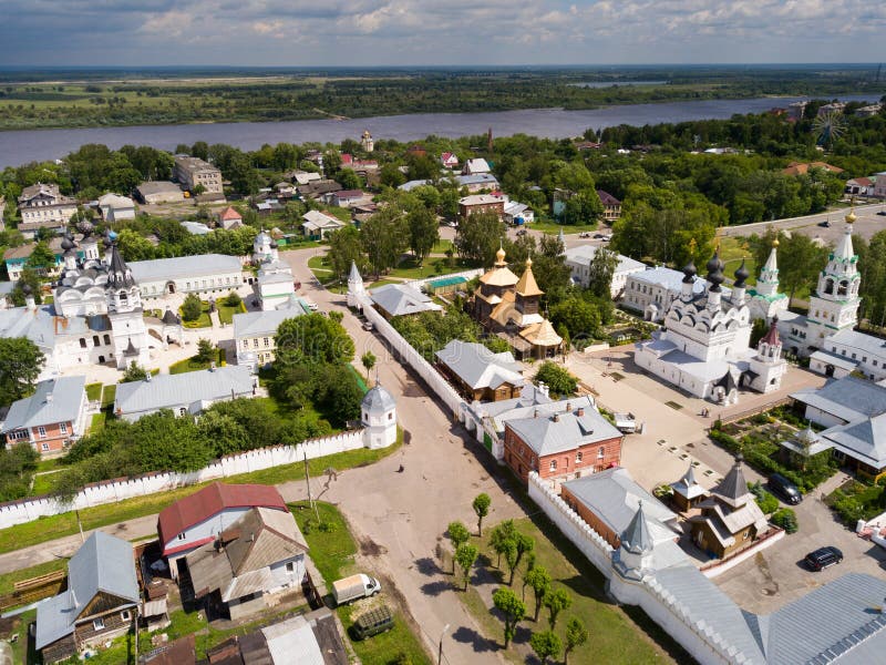 View of Trinity and Annunciation Monasteries in Murom Stock Image ...