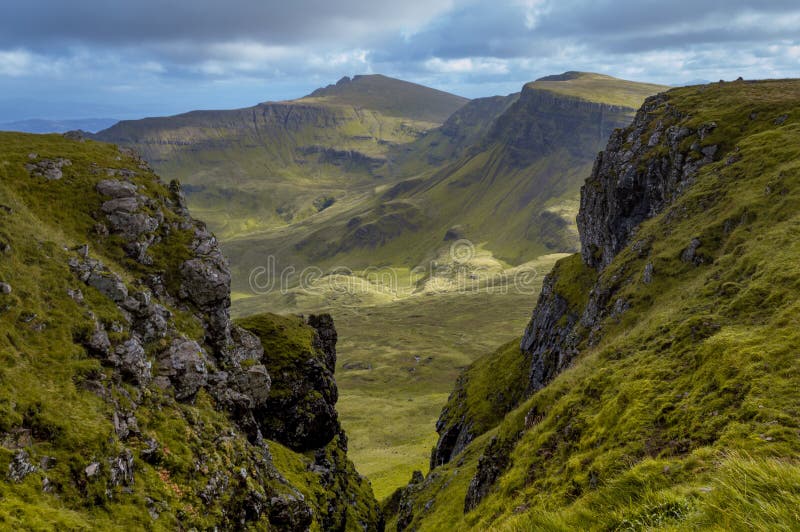 View from Trotternish Ridge, Isle of Skye, Scotland Stock Image - Image ...