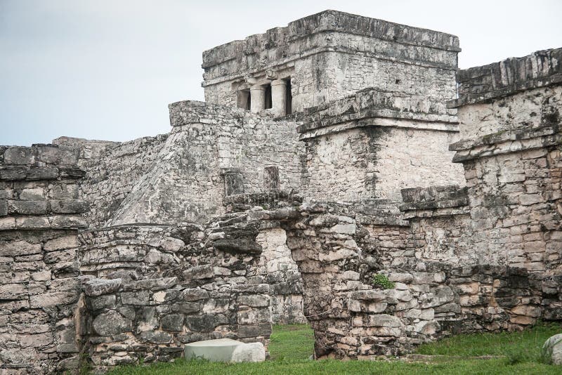 View of Tulum stock image. Image of exploration, history - 66271651