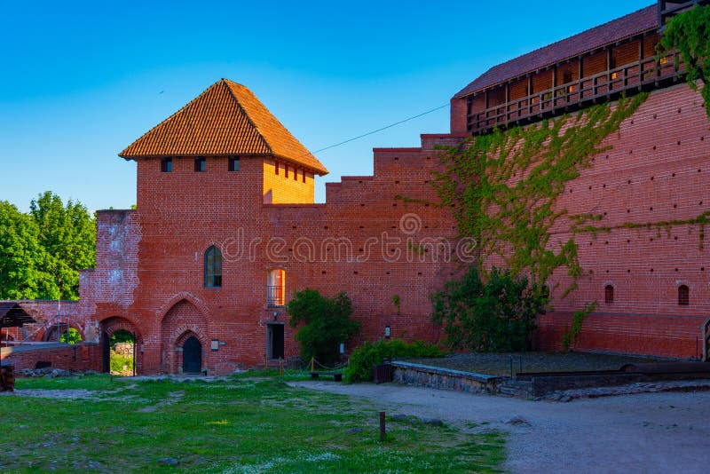 View of the Turaida Castle in Latvia Stock Image - Image of environment ...