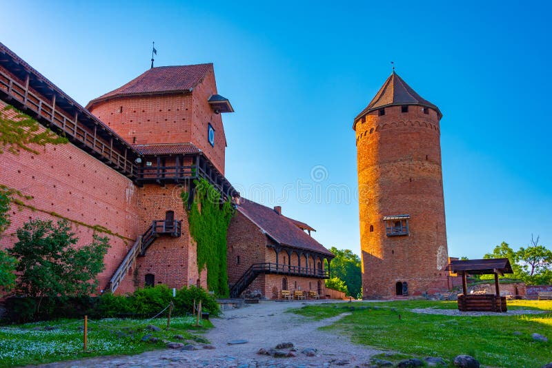 View of the Turaida Castle in Latvia Stock Photo - Image of environment ...