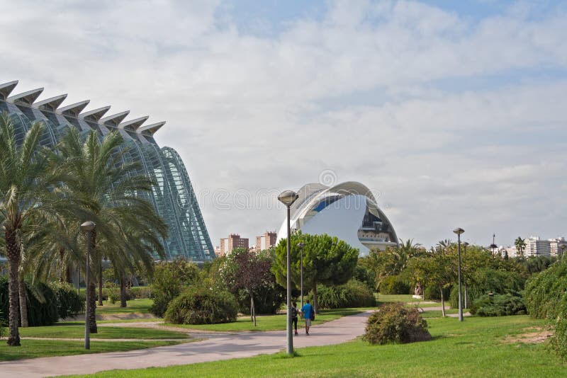 View of the Turia Park in Valencia, Spain Stock Image - Image of garden ...