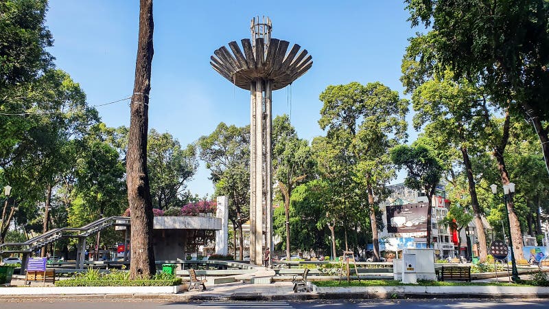 View of Turtle Lake in Central of Ho Chi Minh Central., Vietnam ...