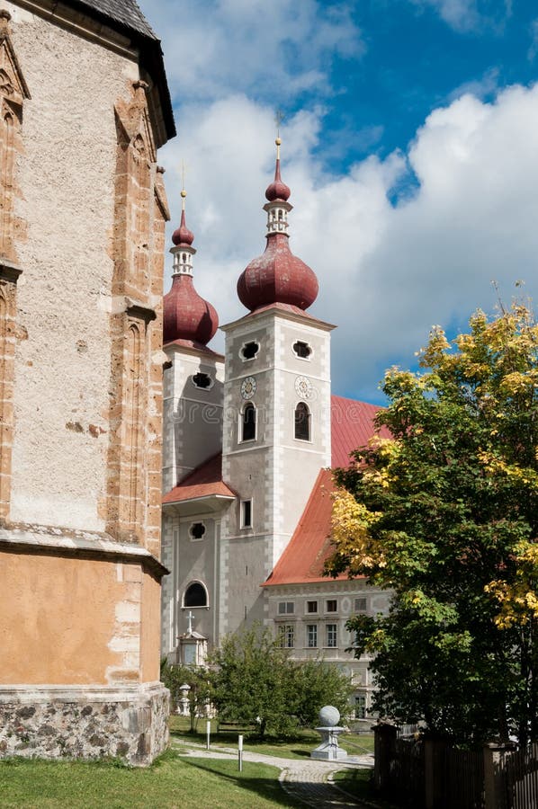 View of Two Towers of a Monastery Stock Photo - Image of dome, religion ...