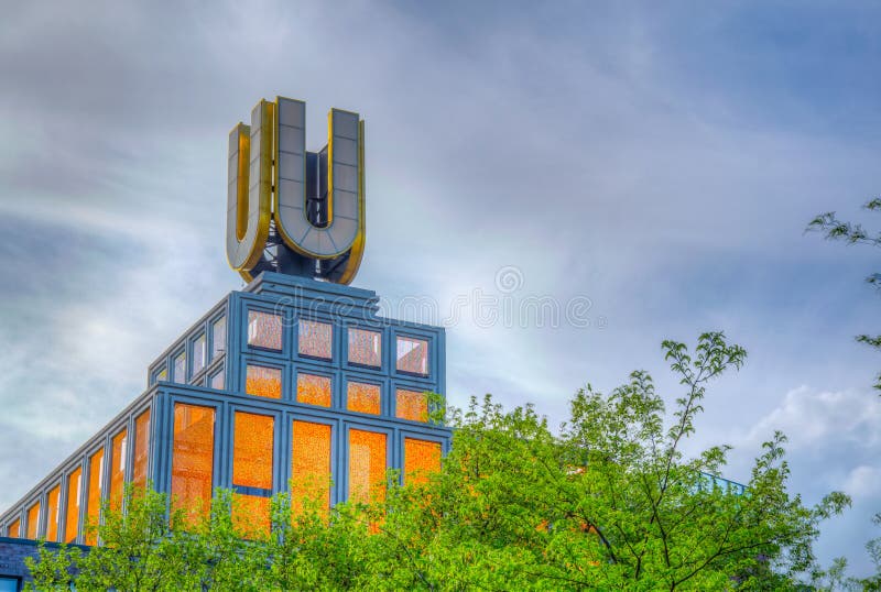 View of the U Tower in Dortmund, Germany Editorial Photography - Image ...
