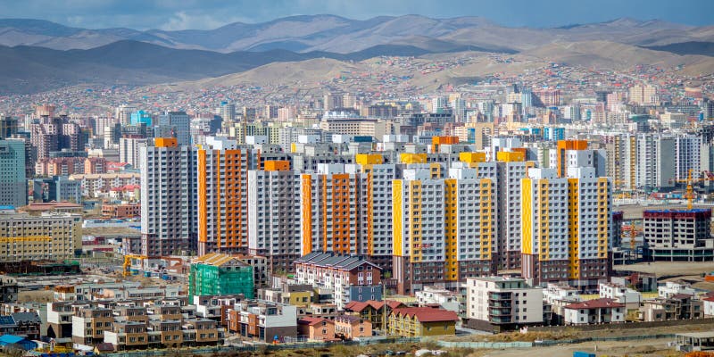 View of Ulan Bator from Mountain Zaisan Editorial Image - Image of ...