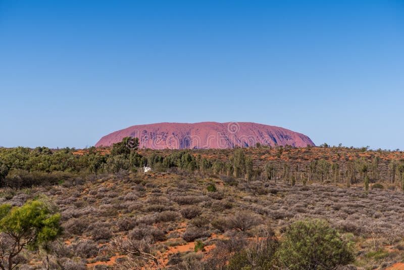 View of Uluru from the Imalung Lookout Editorial Stock Photo - Image of ...