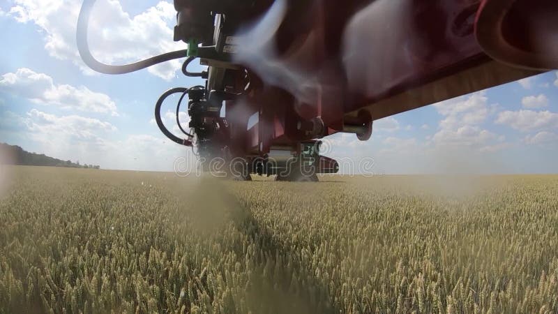 View from Under the Boom of Self Propelled Sprayer during Work Stock ...