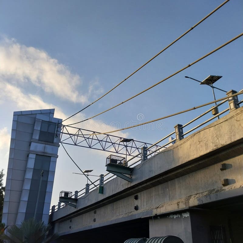 View Under Bridge with Clear Sky for Beautiful Day Stock Photo - Image ...