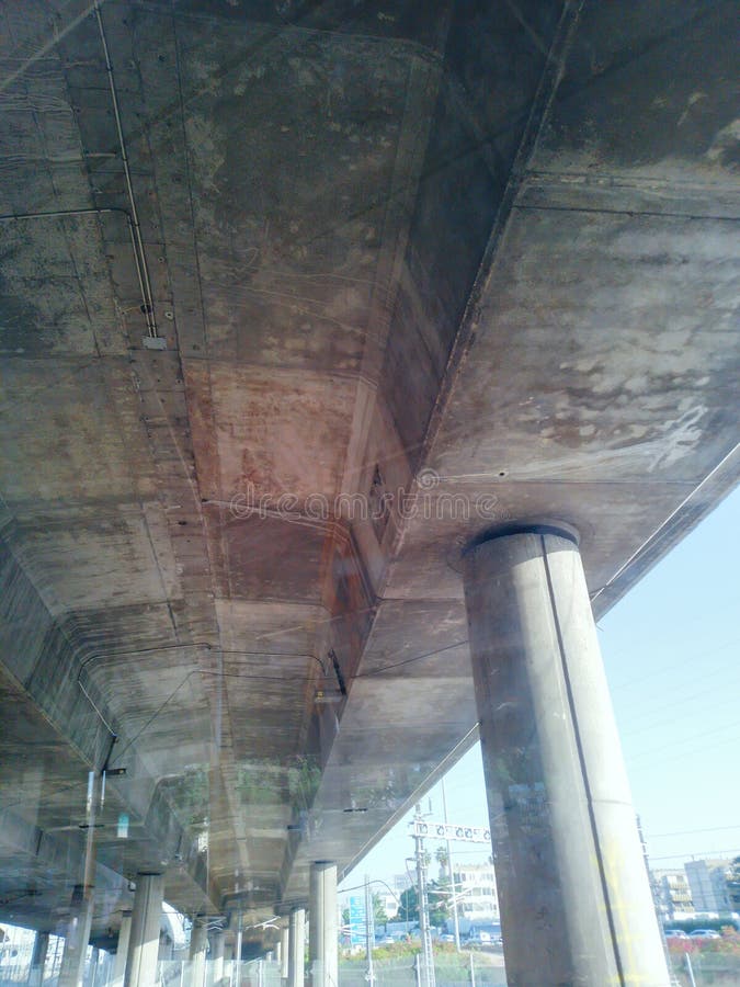 Under beton bridge view stock image. Image of view, horizon - 262581707