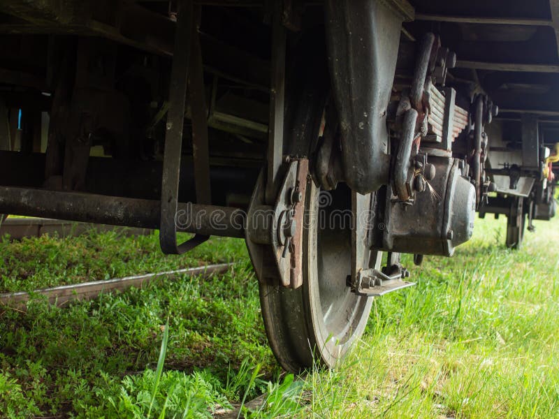 View under the train car stock image. Image of power - 220527473