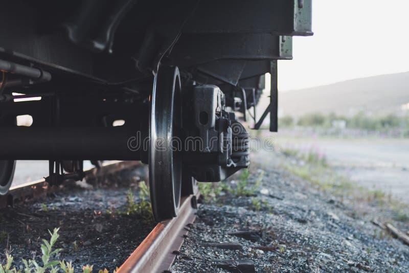 View under the train stock photo. Image of closeup, nontraditional ...