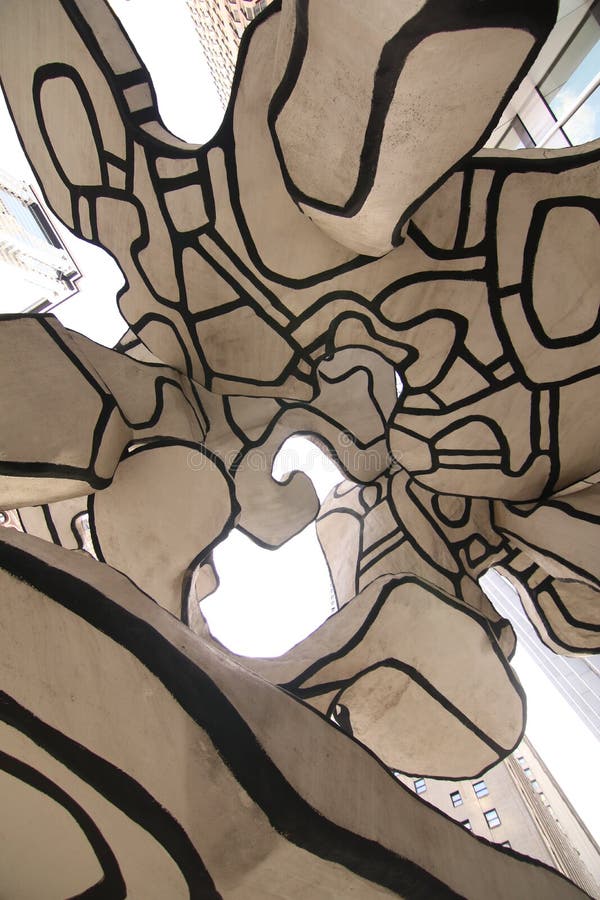 View from Underneath a Modern Art Sculpture Editorial Stock Image ...