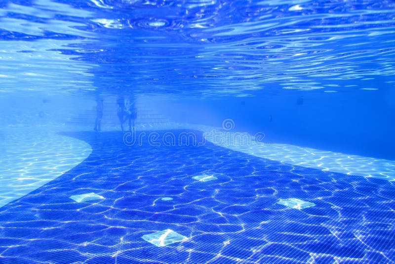 View of the Underwater Part of the Pool Stock Image - Image of mosaic ...