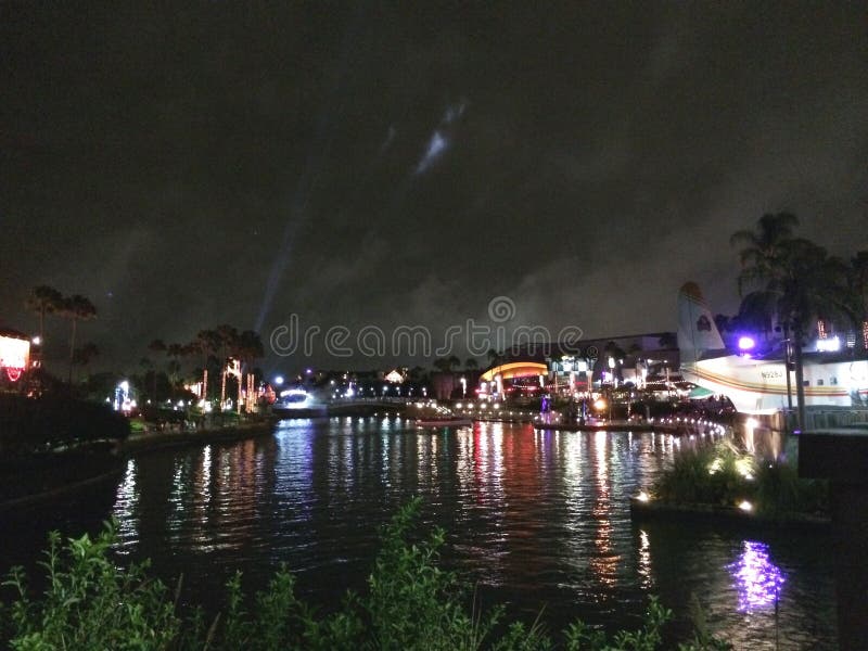 Universal Studios editorial stock photo. Image of night - 102664203
