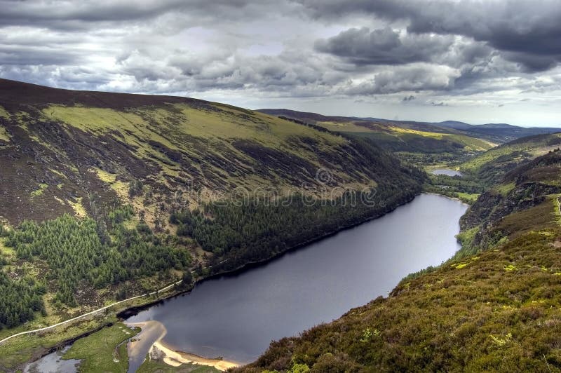 View of Upper Lake. Ireland Stock Photo - Image of silence, county: 3262972